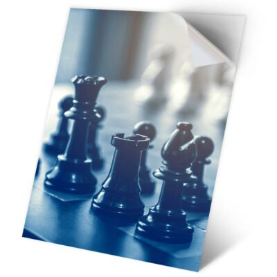 1 x Vinyl Sticker A2 - Chess Set Board Game Retro #12954 | eBay UK