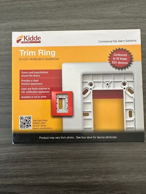 Kidde Trim Ring Compact Wall Plate [EG1TW] WHITE | eBay