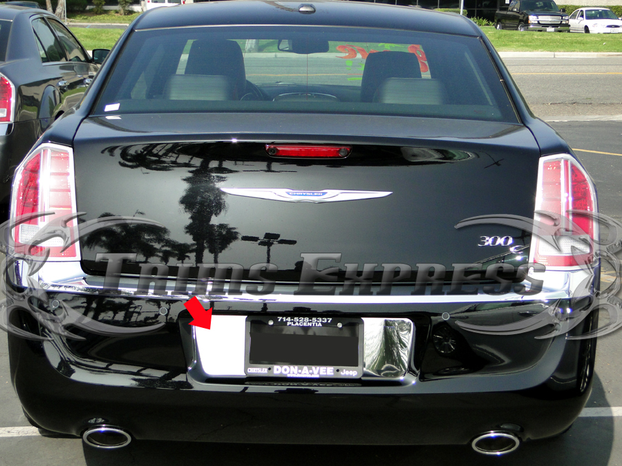 fit:2011-2015 Chrysler 300 300C License Plate Trim Backdrop Holder ...