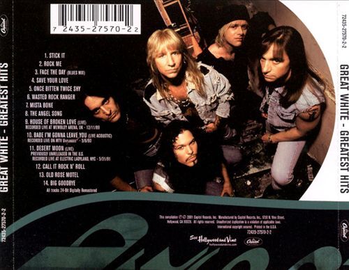 GREAT WHITE GREATEST HITS NEW CD | eBay