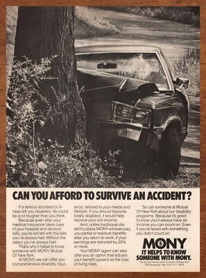 1981 MONY Mutual Life Insurance of New York Vintage Print Ad/Poster 80s ...