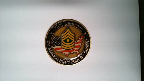 CHALLENGE COIN FIRST SERGEANT FOR SERVICE DUTY HONOR COUNTRY | eBay