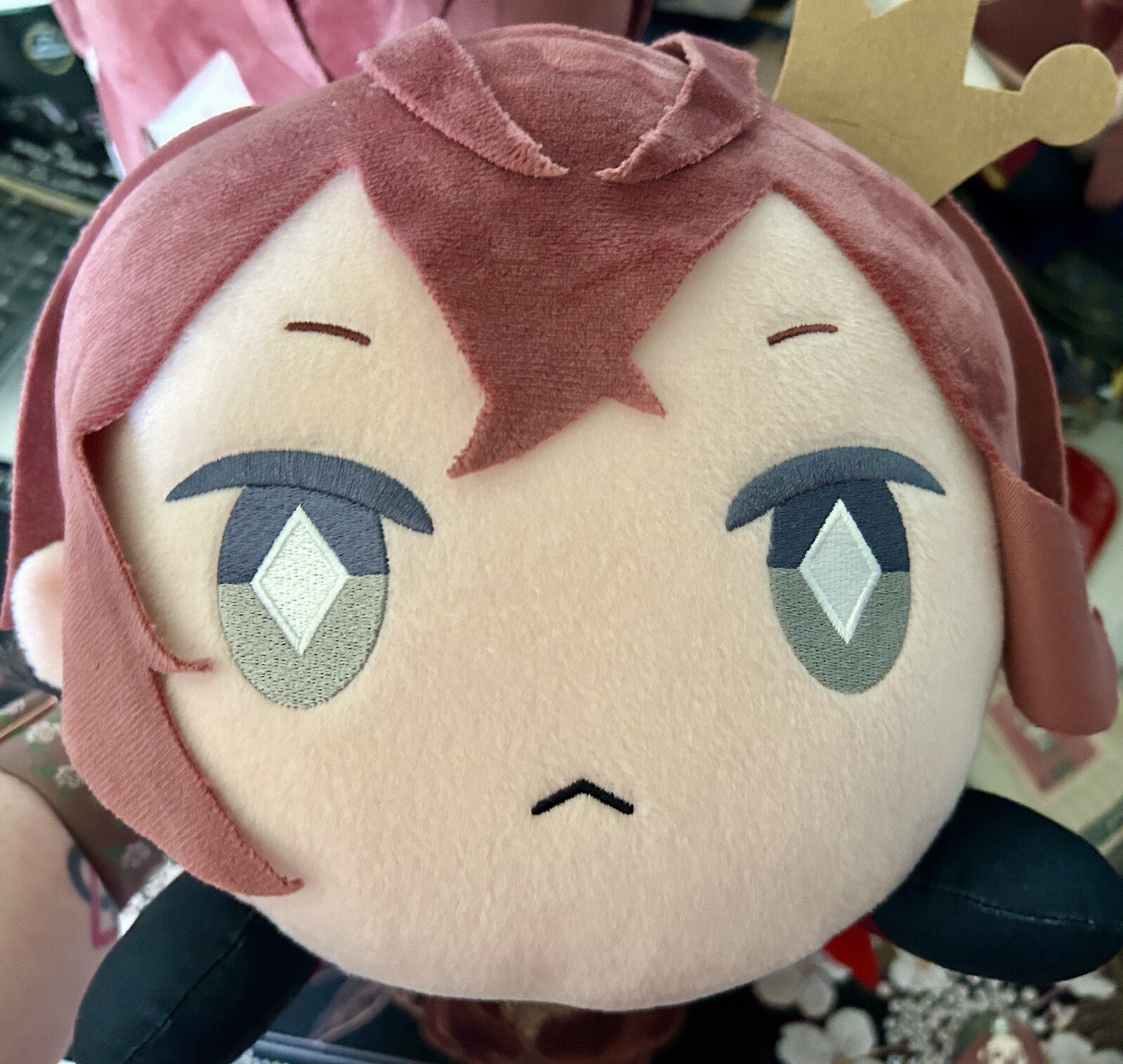 US SELLER Twisted Wonderland Riddle Rosehearts Nesoberi Laying Plush ...