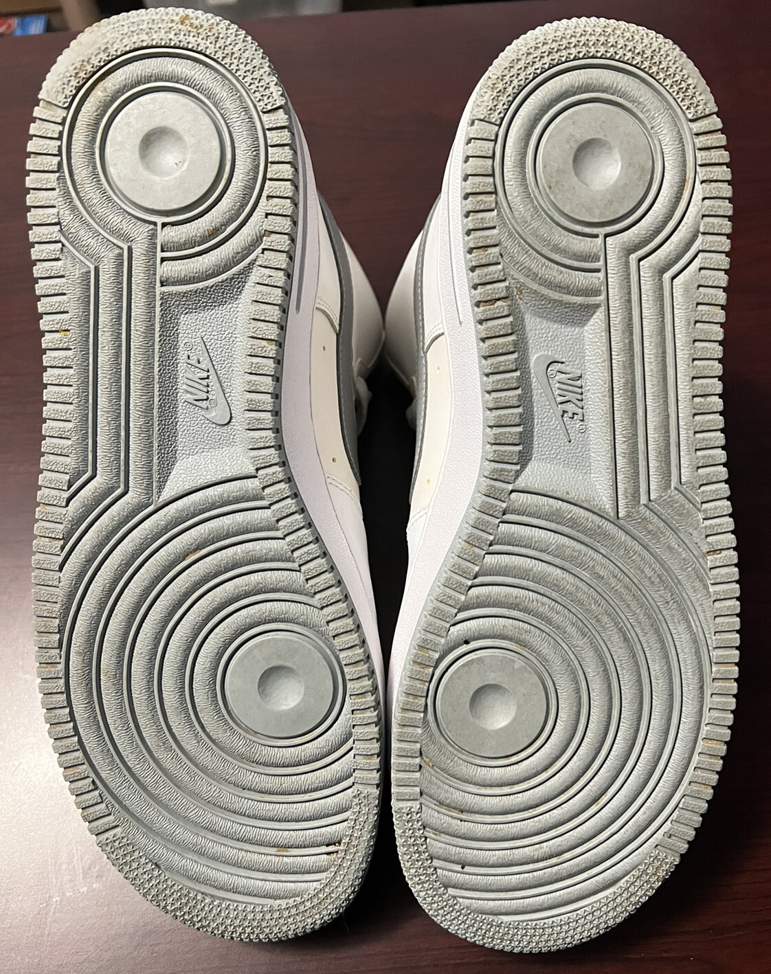 Size 10.5 - Nike Air Force 1 '07 High White Reflect Silver for sale ...