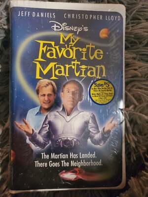 New sealed VHS Disney's My Favorite Martian Starting Jeff Daniel's and ...