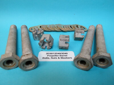 Hamilton Standard 2D30 12D40 Prop Hub Bolts/Nuts SNJ C45 Stearman WWII ...