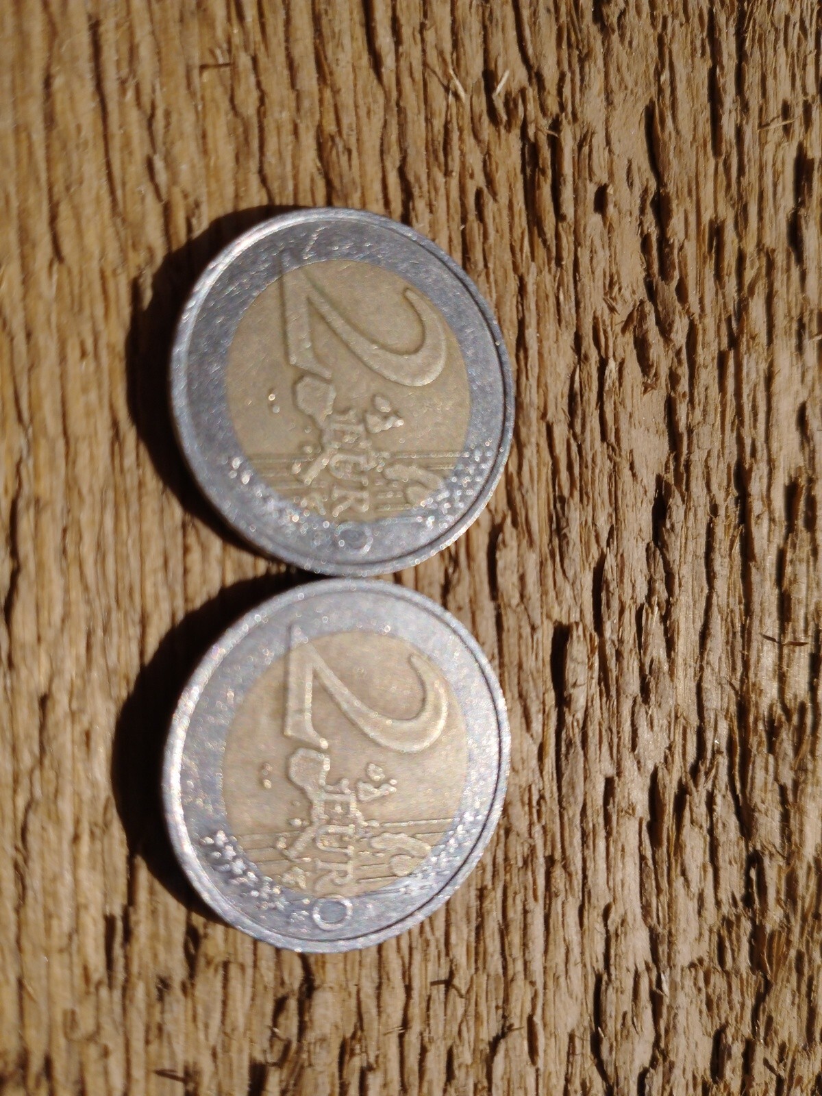 2 of lot rare 2 euro coin Ye france 2000.Error f Letter And Circulation ...