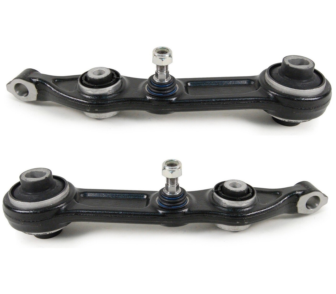 Set of 2 Front Lower Rearward Control Arms & Ball Joints Mevotech For ...