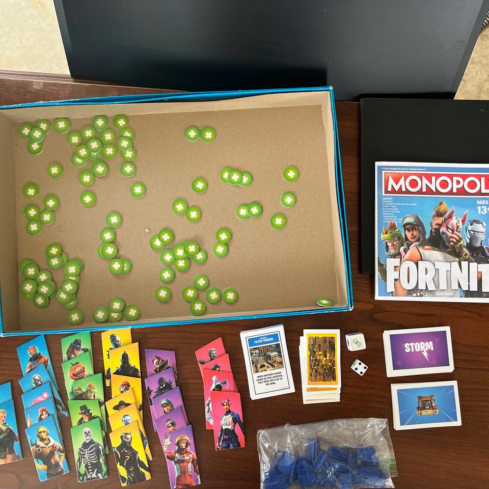 Monopoly Fortnite Edition Board Game Inspired by Fortnite Video Game ...