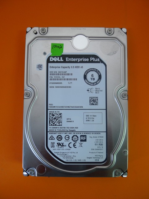 Dell MM81X 6tb 7.2k SAS 3.5 12gbps Hard Drive for sale online | eBay