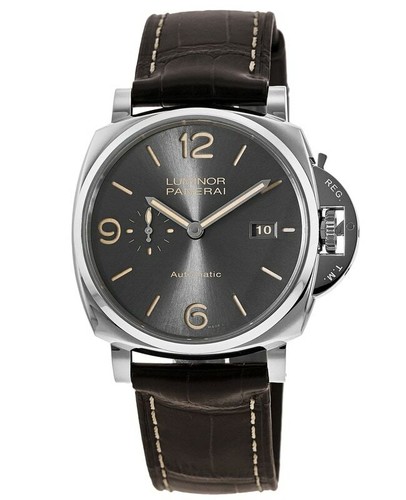 New Panerai Luminor Due 45mm Automatic Grey Dial Men's Watch PAM00943 ...