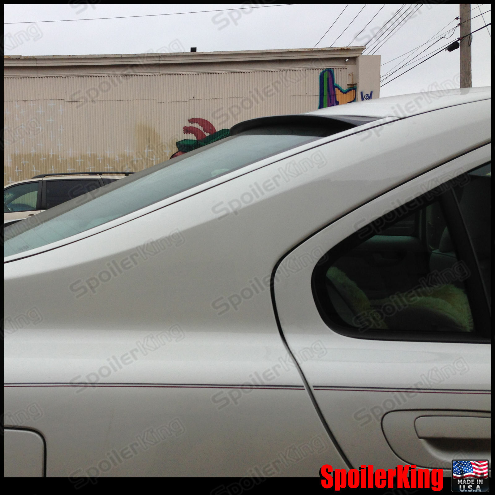 COMBO Spoiler Rear Roof Wing & Trunk Lip (Fit Volvo S60/S60R 2001-09 ...