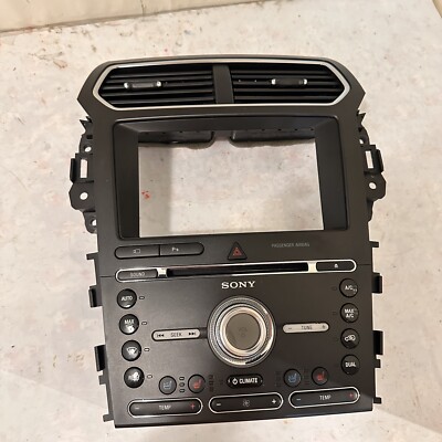 2016 Ford Explorer OEM 8" Display Radio Climate Control Panel BEZEL ...