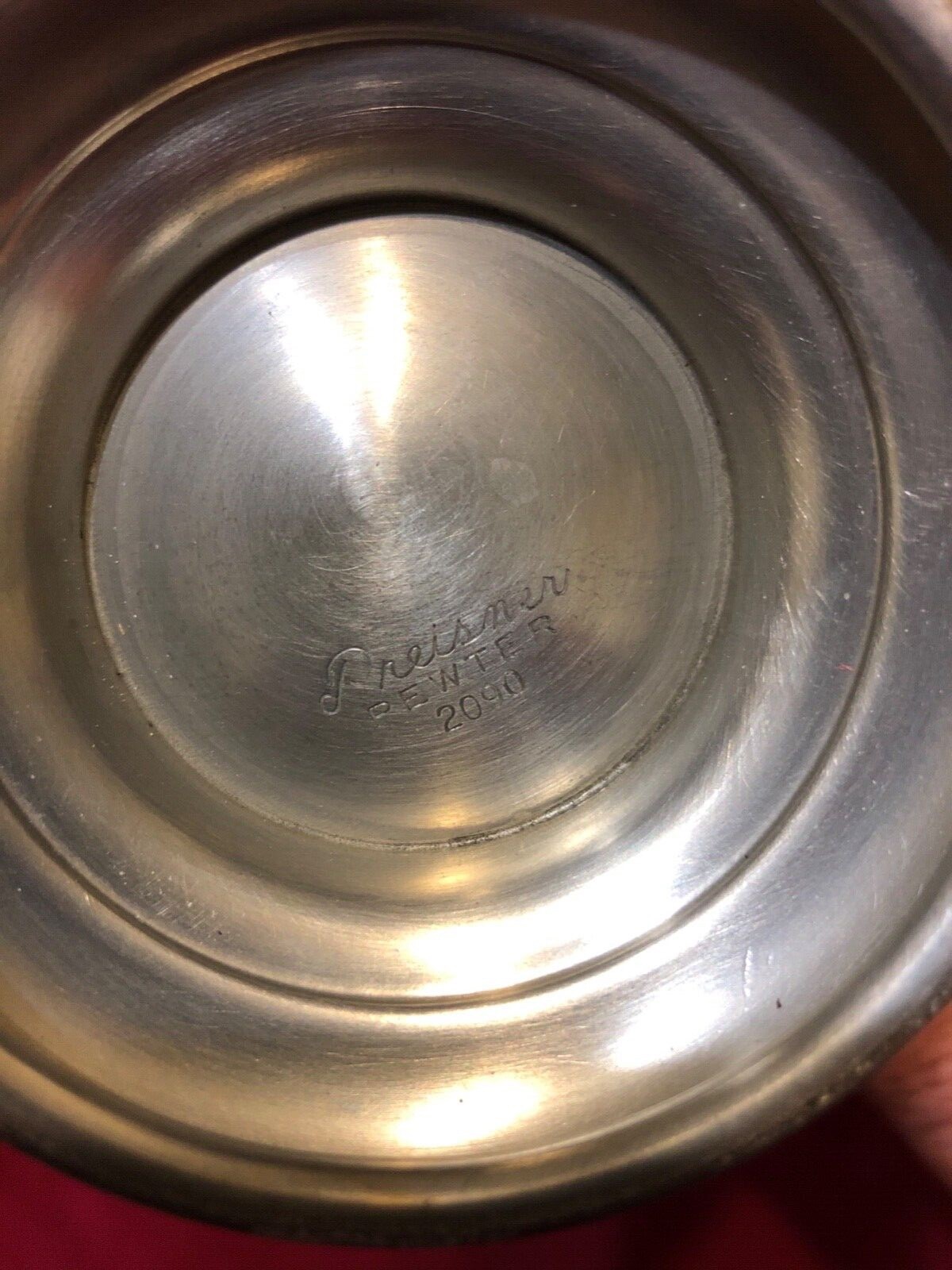 Vintage Preisner Pewter Footed Pitcher #2090. Handcrafted, Lead Free ...