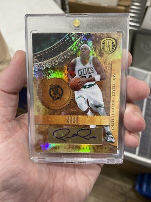 2010-2011Gold Standard PAUL PIERCE GOLD CHAMPIONS AUTOGRAPH #D /10 RARE ...