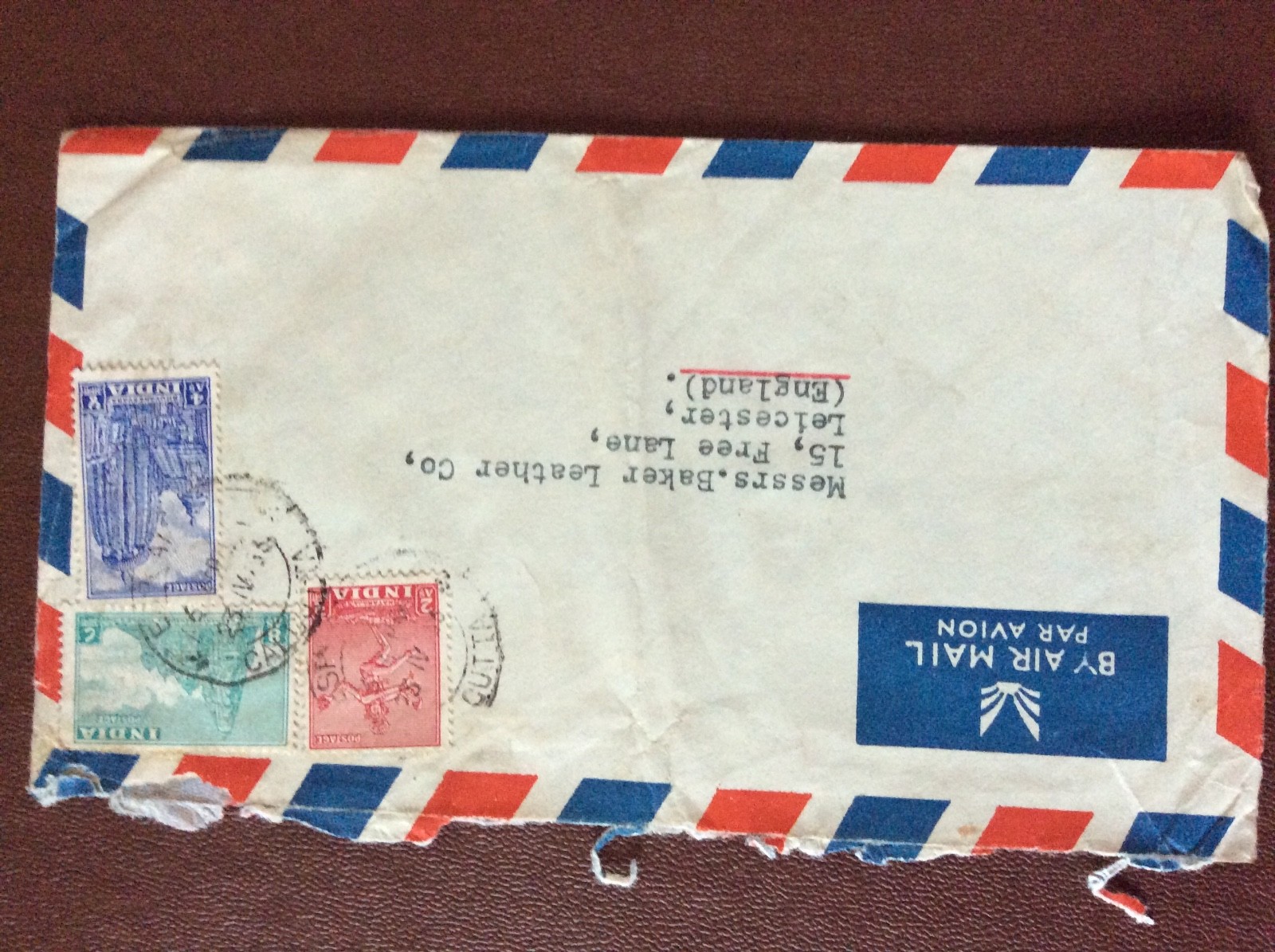 b1u ephemera stamped franked envelope india calcutta | eBay
