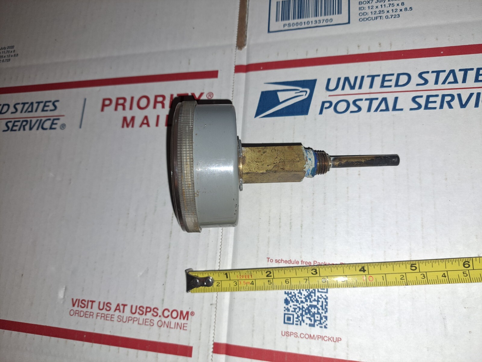 US Temperature & Pressure Tridicator Boiler Gauge - hot water system | eBay