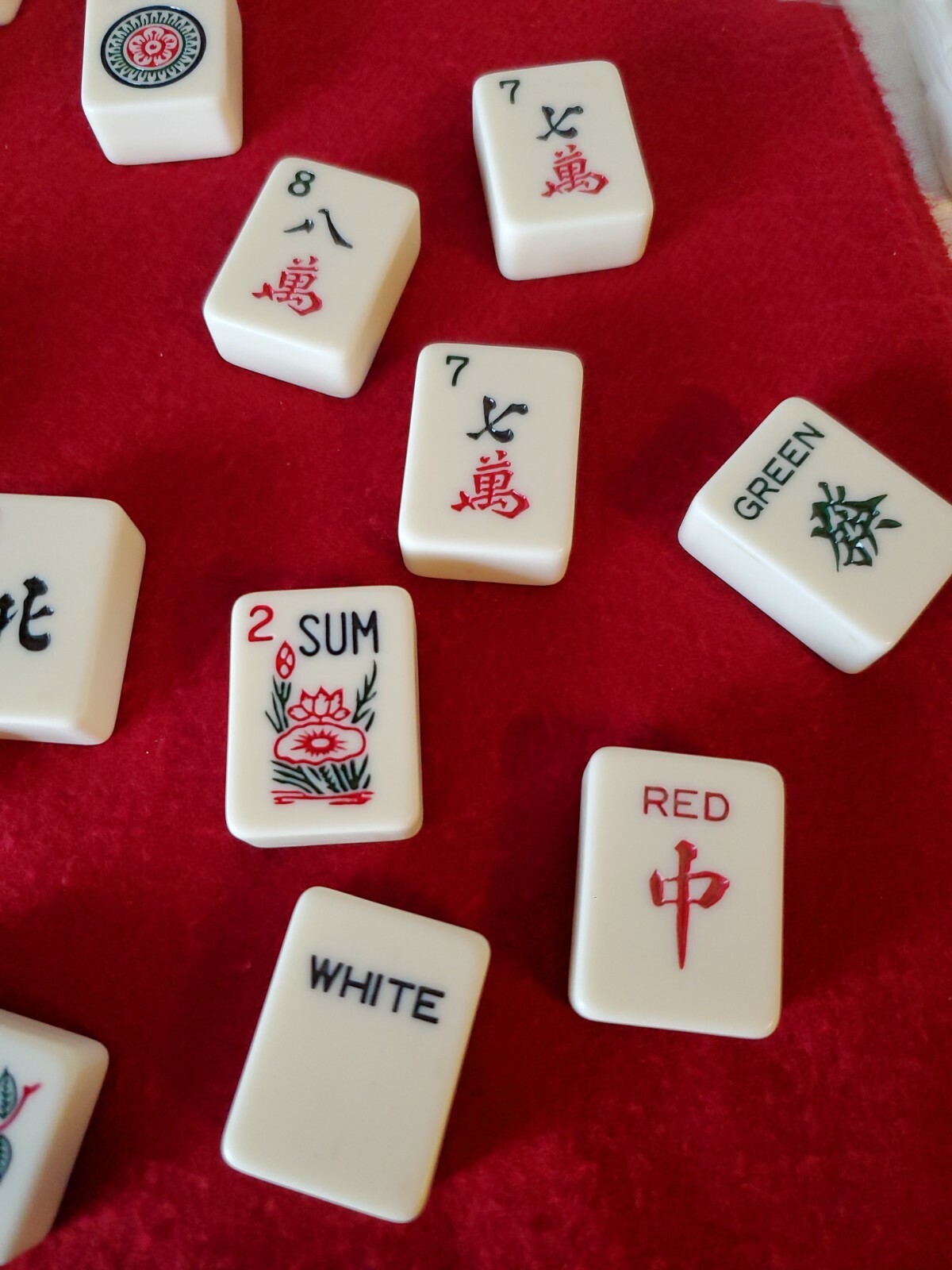 Mah Jong Replacement Tiles Crafts vintage Mint Mahjong sold as ...