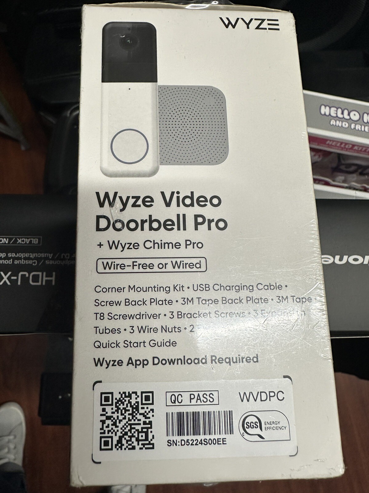 Wyze Wireless Video Doorbell Pro 1440p Video 2Way Audio for sale online ...