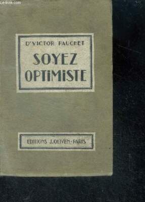Soyez optimiste - PAUCHET VICTOR - 1933 | eBay