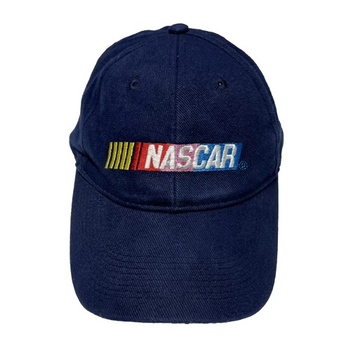 Vintage 90s NASCAR Racing Hat Cap Blue Logo Motorsports Stock Car ...