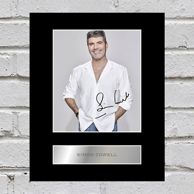 Simon Cowell Signed Mounted Photo Display | eBay