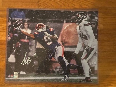 Kayshon Boutte Autographed Signed 16x20 Photo JSA Witness Bigger Bold ...