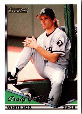 1994 Topps Craig Grebeck #176 Chicago White Sox Baseball Card | eBay