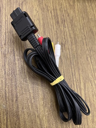 Official Super Nintendo SNES Gamecube N64 AV Video Cable RCA Famicom ...