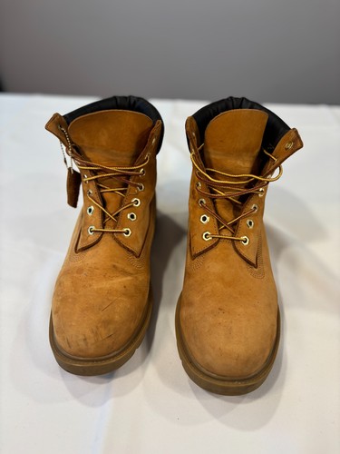 Men's Timberland 6 Inch Premium Wheat Waterproof Work Boot Size 11 M ...