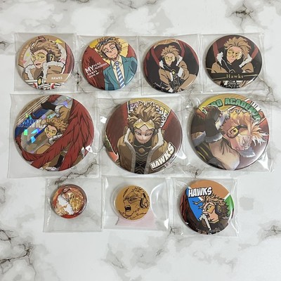 My Hero Academia Hawks Badge Pinback Button | eBay