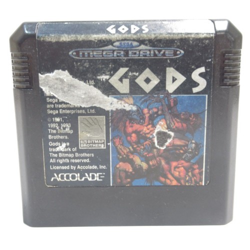 GODS for SEGA Mega Drive Video Game Cartridge Only 1993 Platformer ...