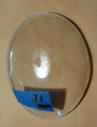 Vintage Convex Clock Glass 71mm | eBay