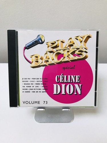 CD playbacks CELINE DION volume 73 12 titres 1996 playback play back ...