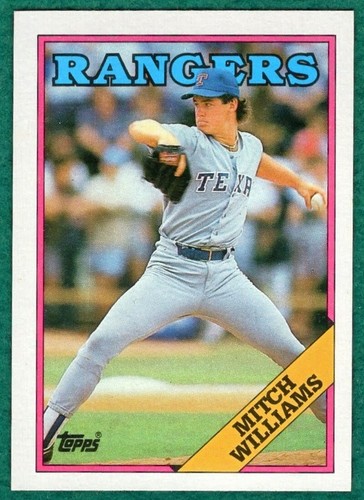 Mitch Williams - 1988 Topps #26 - Texas Rangers Baseball Card | eBay