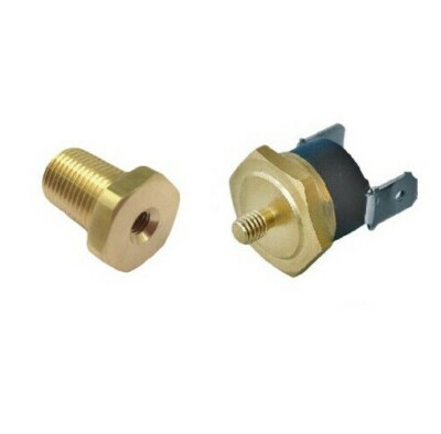 180'F ELECTRIC FAN THERMOSTAT TEMP SWITCH 1/4" INCH NPT COOLANT SENSOR ...