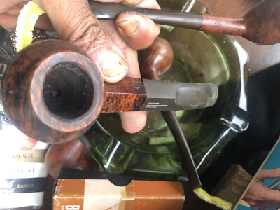 Vintage Pipe Tobacco Collection W/ 4 Pipes, Pouch Tobacco, Bentley ...