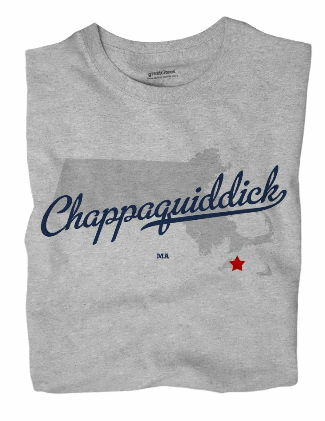 Chappaquiddick Massachusetts MA Mass T-Shirt MAP | eBay