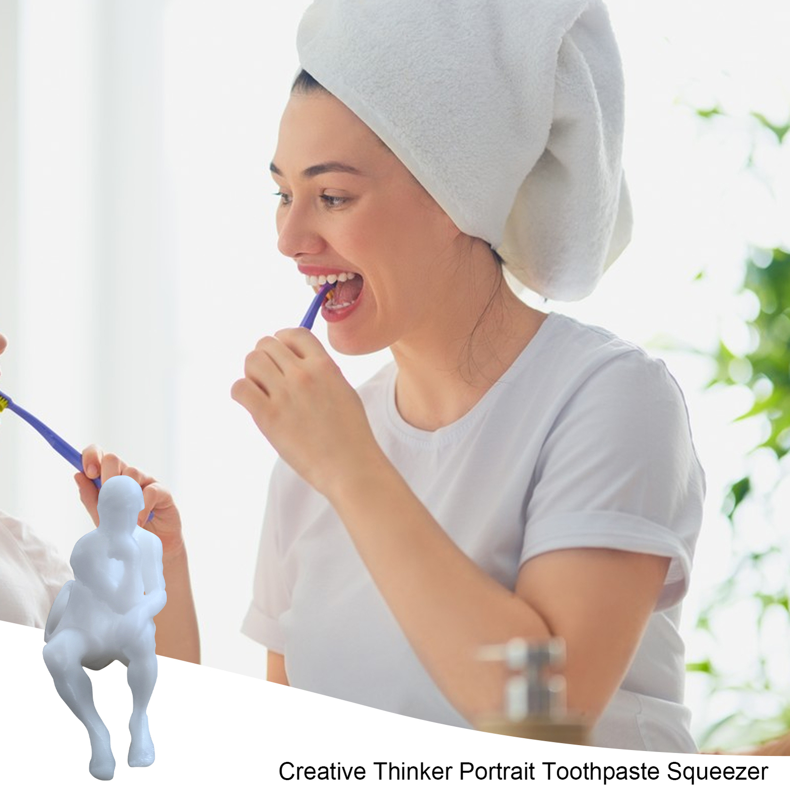 Pooping Thinker Butt Toothpaste Topper Novelty Toothpaste Squeezer ...