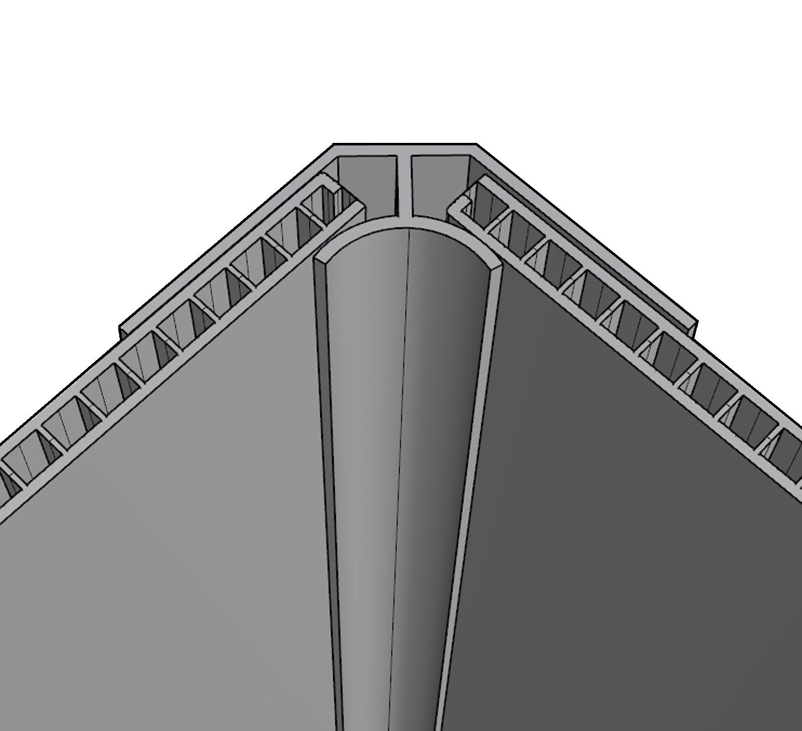 Coving, End Cap, Internal Corner, External Corner, Rigid Angle Chrome ...