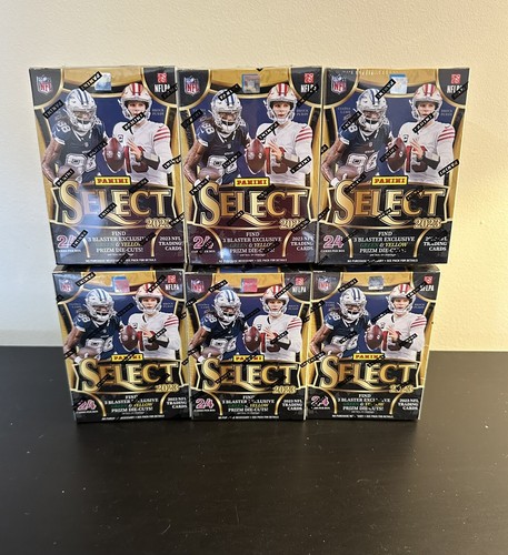6 X 2023 Panini Select NFL Football Blaster Box (6) Factory Sealed IN ...