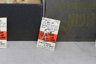 SAMSON No. 149 MAINSPRING - DENNISON 11X6.5X19.5 LONGINES 5C | eBay