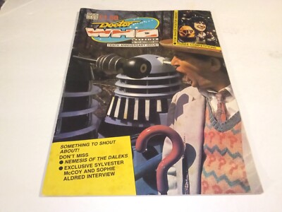 DOCTOR WHO Magazine No. 154 Nov 1989 (Tom Baker Poster Intact) | eBay
