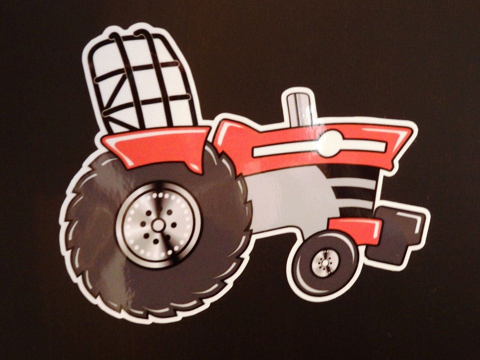Massey Ferguson PULLER TRACTOR Decal/STICKER Original Artwork “Tractor ...