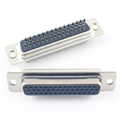50Pcs HD D-SUB 44 Pin Female Solder Type Straight Adapter Connector 3 ...