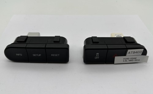 OEM 07-10 Ford Edge Dash Hazard Light Info Setup Reset Switches ...