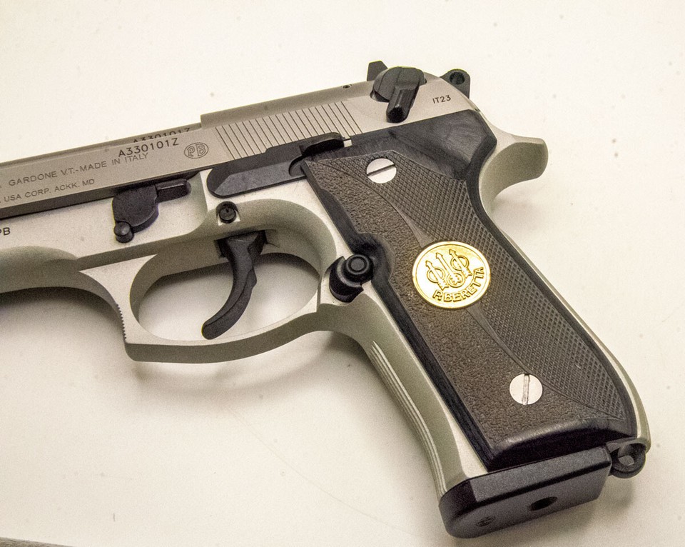 Luxurious Ebony Wood Beretta 92FS Pistol Grips - Stylish Design, 24K ...