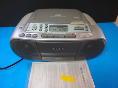 SONY CFD-S01 CD Radio Cassette FM/AM CD-R CD-RW Boombox FOR PARTS | eBay