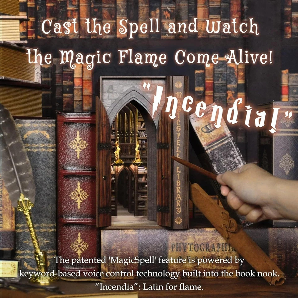 DIY Book Nook Kit for Adults, Infinite Magicspell Library Booknook | eBay