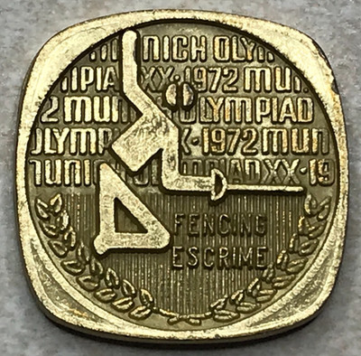 1972 Olympics Munich Canada Fencing Token T6115 | eBay